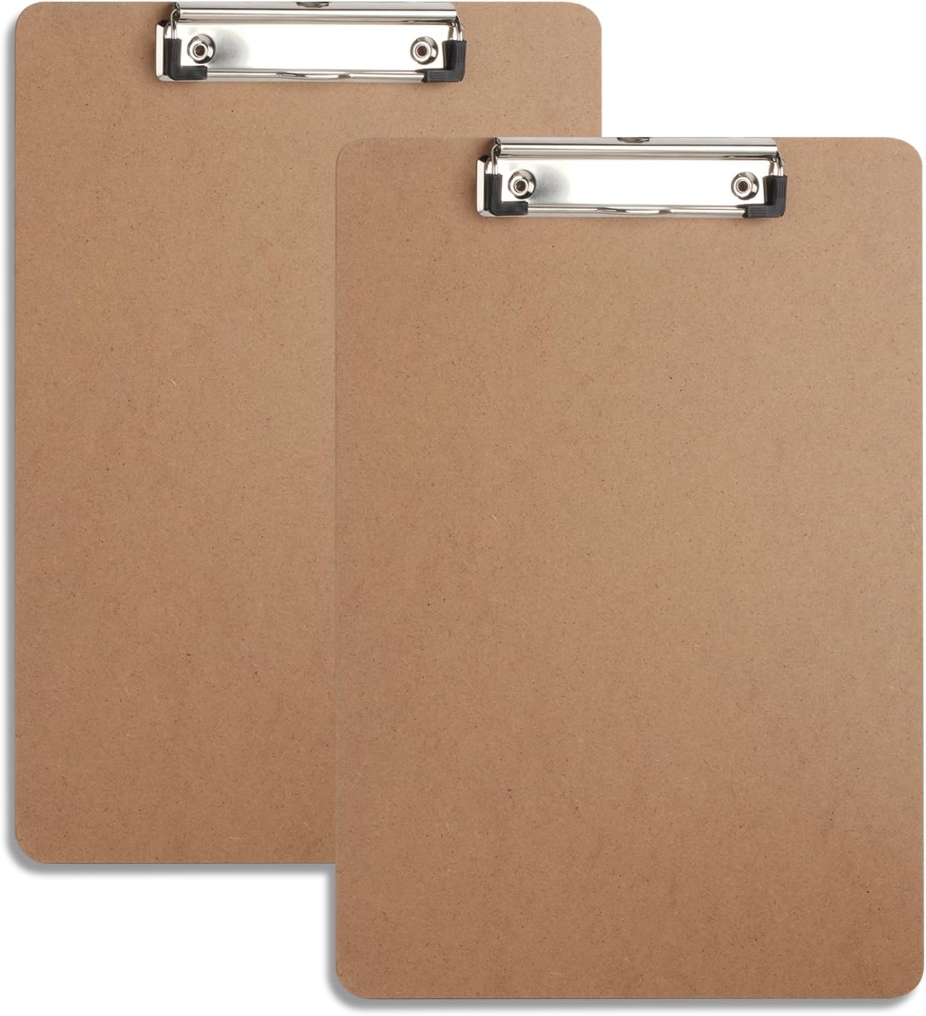Amazon.com : QBXMY7 Clipboards Set of 2, Hardboard Clip Boards with Low ...