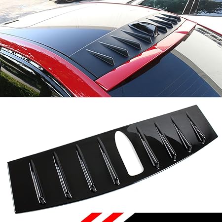 Cuztom Tuning Glossy Black Shark Fin Rrear Roof Vortex Generator ...
