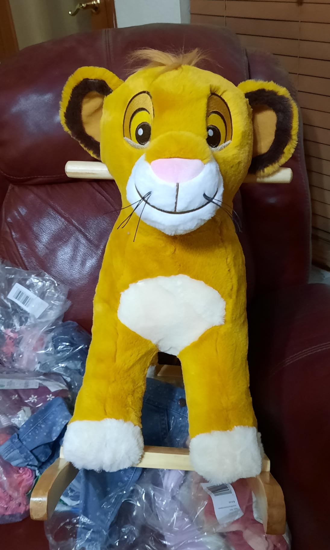 $9/mo - Finance The Lion King Simba Plush Rocker by Delta Children ...