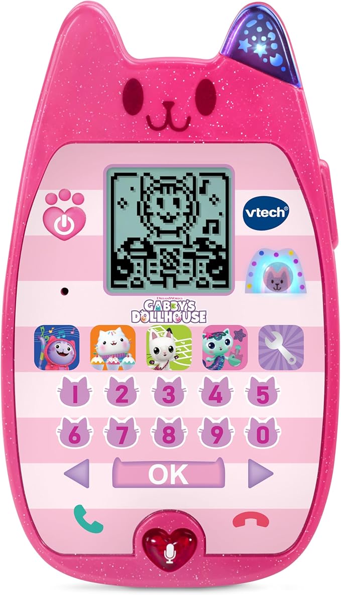 Amazon.com: VTech Gabby's Dollhouse A-Meow-Zing Phone : Toys & Games
