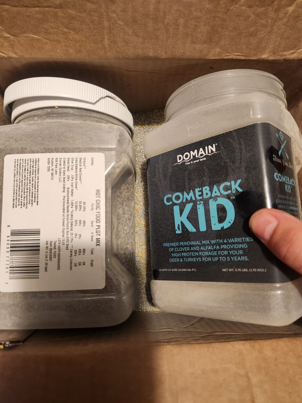 Amazon.com: Domain Outdoor Comeback Kid Food Plot Seeds for Deer ...