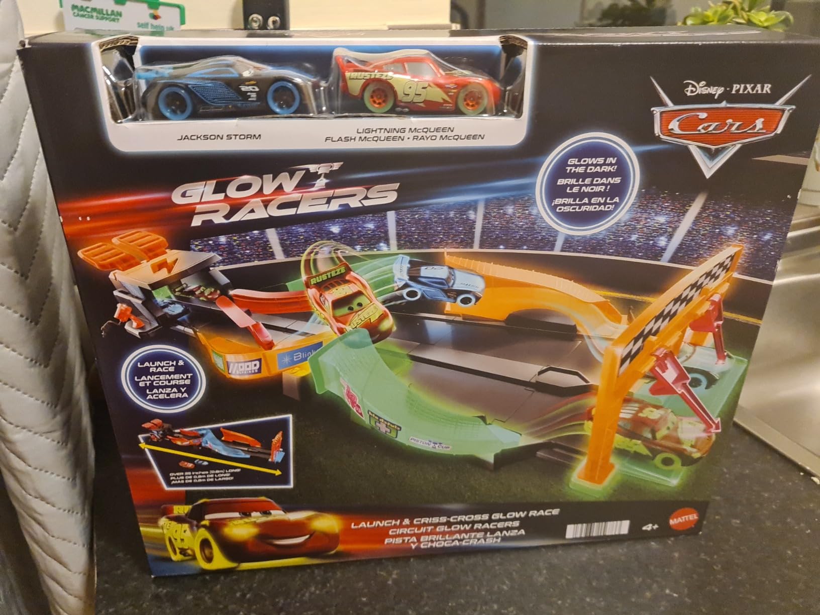 Mattel Disney and Pixar Cars Glow Racers Launch ‘N Criss-Cross Playset ...