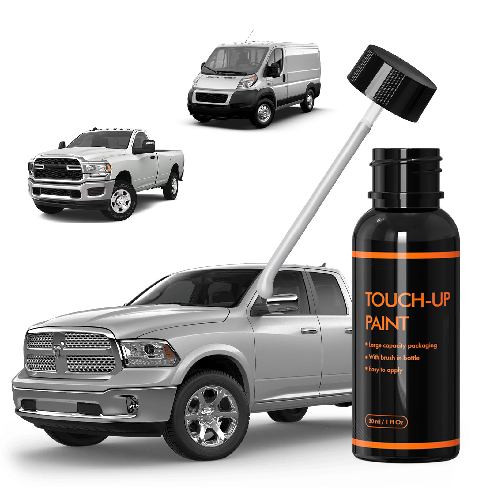 Amazon.com: XTryfun PS2/WS2 Bright Silver Touch Up Paint for Dodge, DIY ...