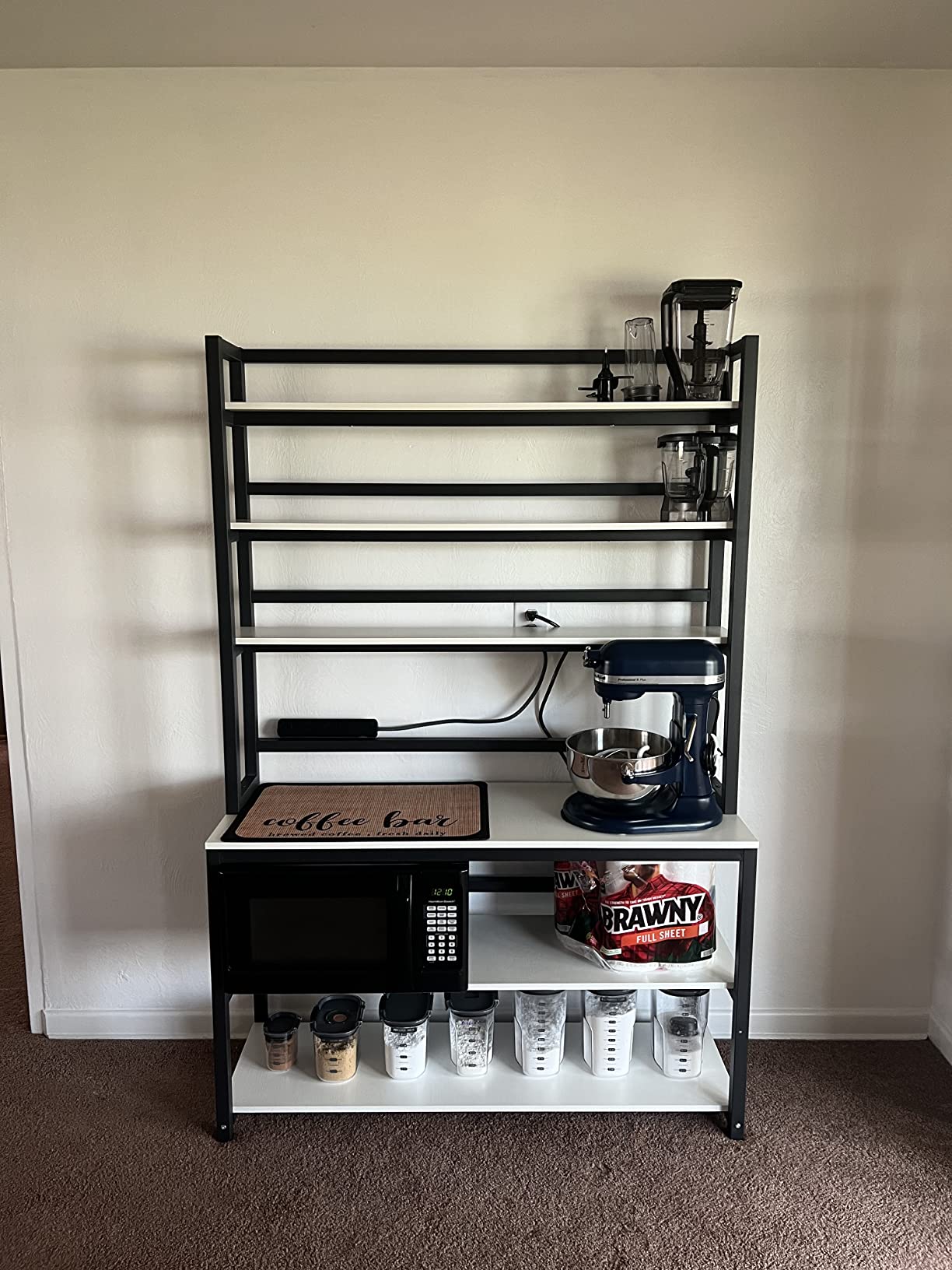 $33/mo - Finance Aquzee 6 Tiers Bakers Racks for Kitchens, Kitchen ...