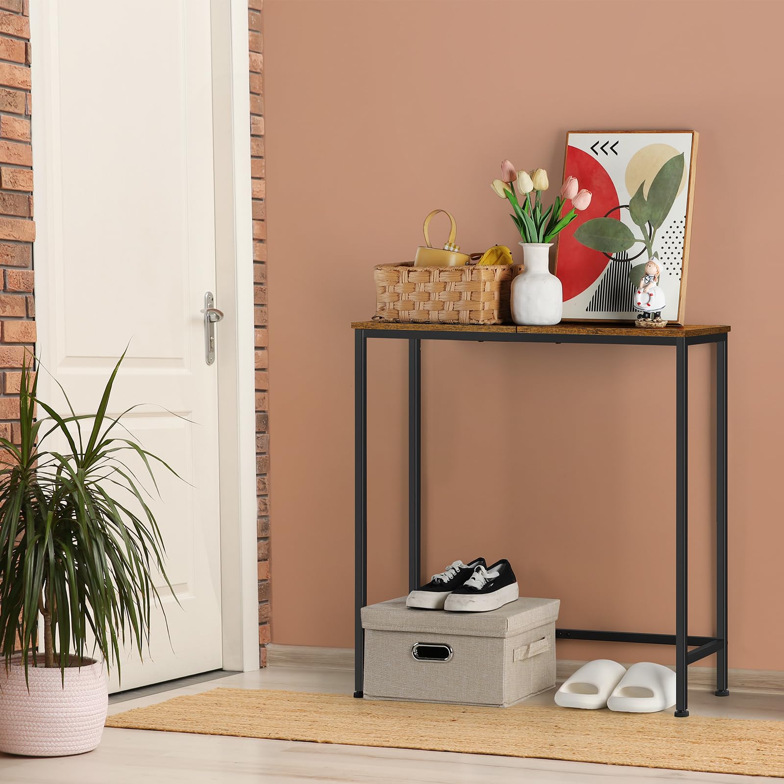 Snapklik.com : YBING Narrow Console Table Small Entryway Table Couch ...