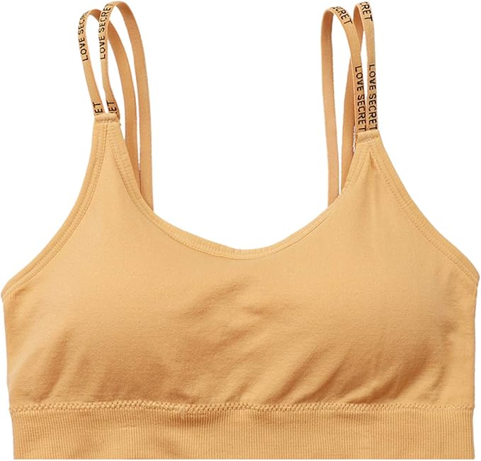 JDGY BH Damen Nicht verdrahteter Doppel-Schultergurt-BH mit ...