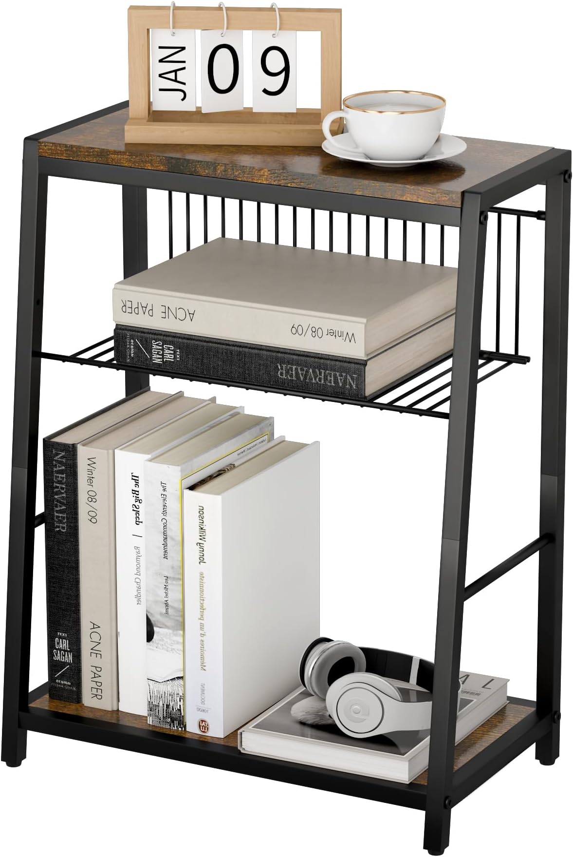 Amazon.com: Small Side Table for Small Spaces - Slim End Table with ...