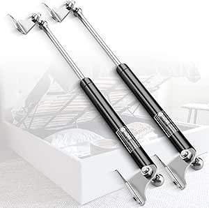 20 Inch 200Lb/889N Gas Struts Spring Shocks with L-Type Mount Brackets ...