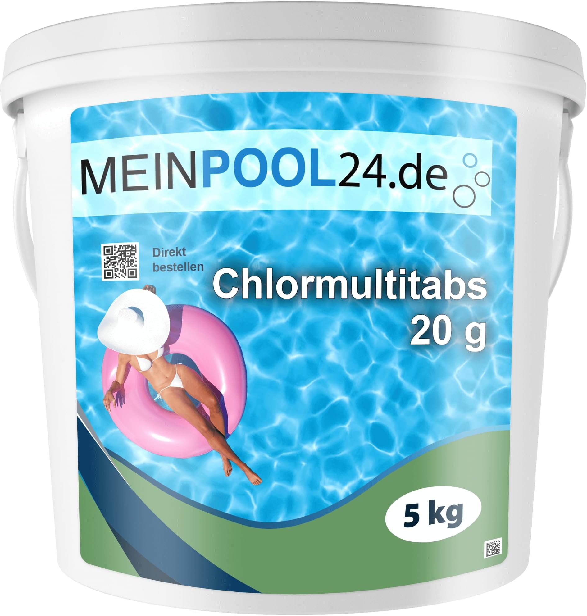 BAYZID Chlor Multitabs 5 in 1-200g Chlortabletten für Pool - 5kg - 5 ...