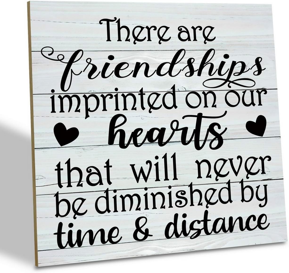 Amazon.com: Friendship Wood Sign, There are Friendships Imprinted on ...
