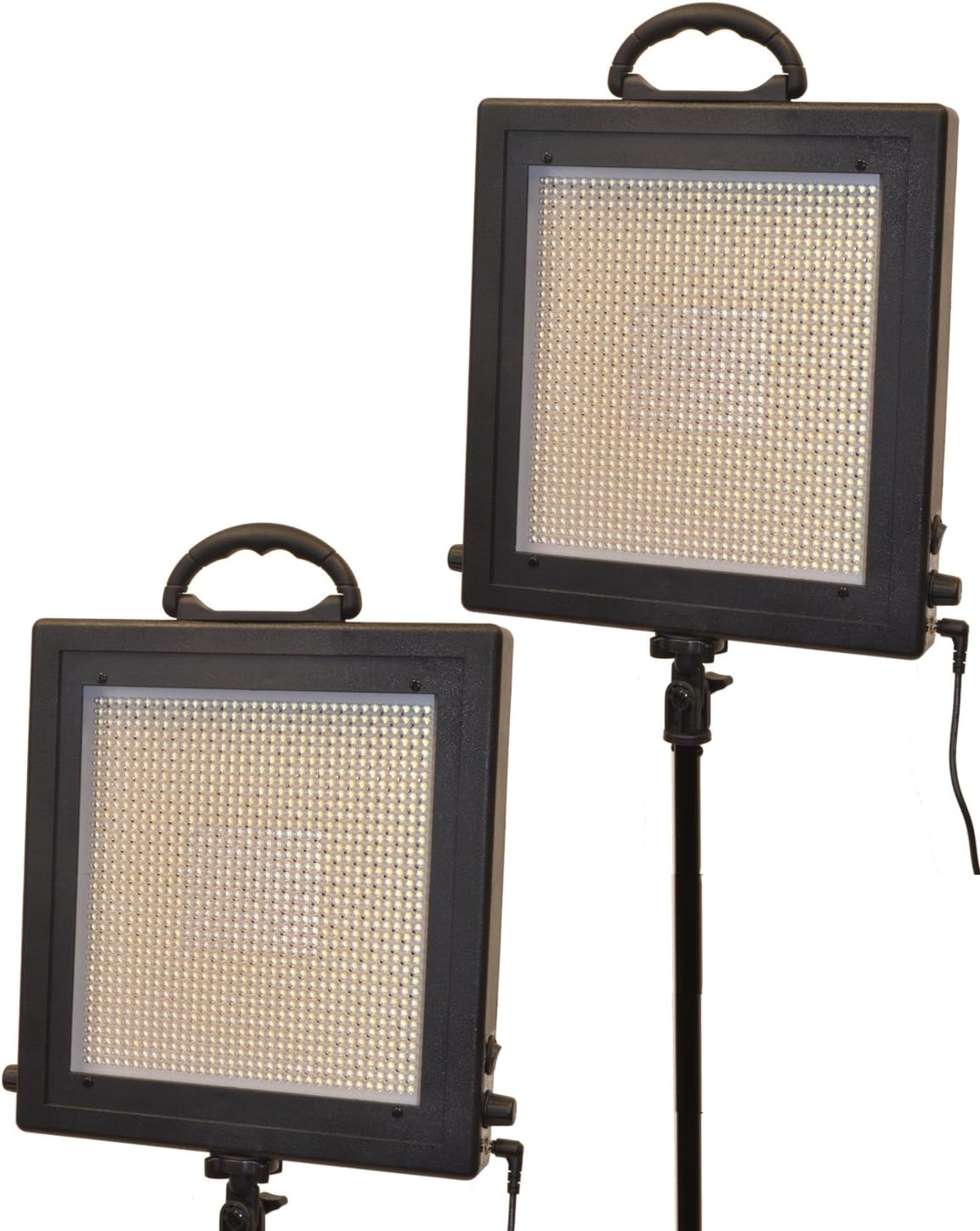 Amazon.com : Twin 1000w Bi-Colored LED Studio Light Kit : Electronics
