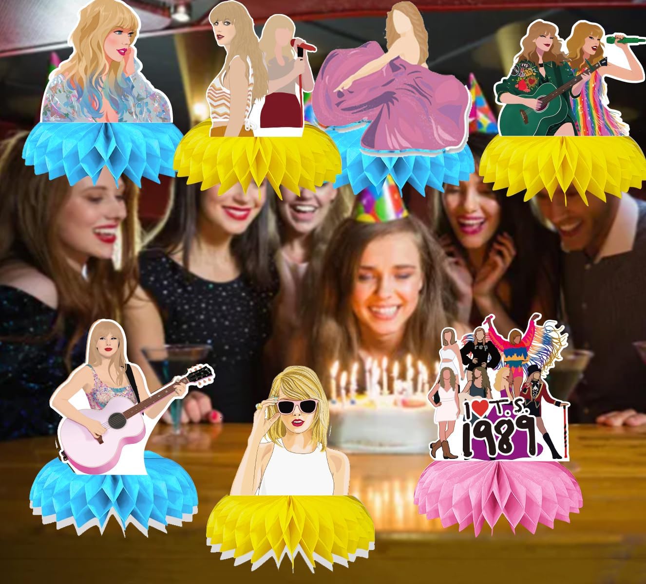 Decoración de fiesta de cantante musical, letrero colgante de gran ...