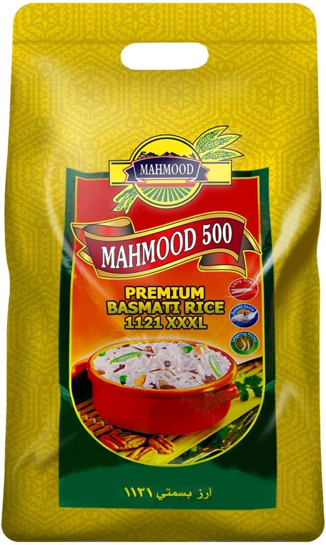 Mahmood 500 Premium Basmati Rice 1121 - 1 KG : Amazon.ae: Grocery