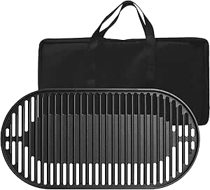 Amazon.com: MixRBBQ Cast Iron Grill Grate with Bag for Coleman RoadTrip ...