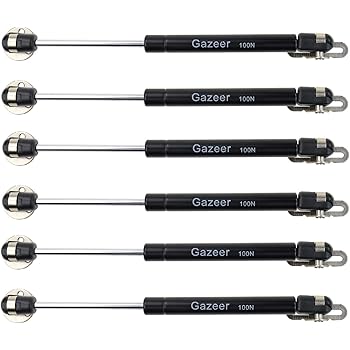 4 Pcs 100N/ 22.5lb Gas Strut, Pneumatic Lift, Furniture Cabinet Door ...