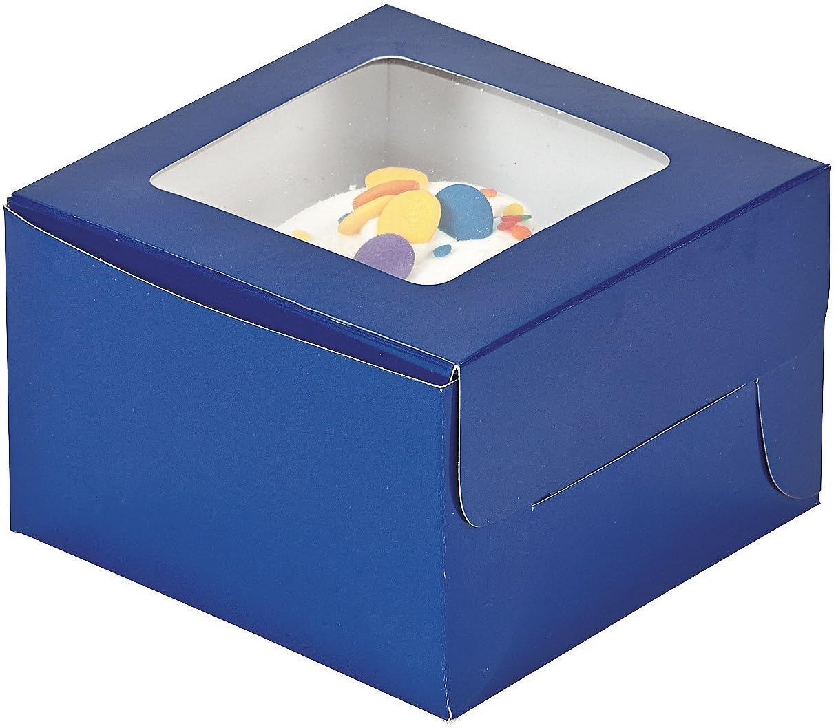 Amazon.com: Fun Express Blue Cupcake Boxes (24 Count): Home & Kitchen