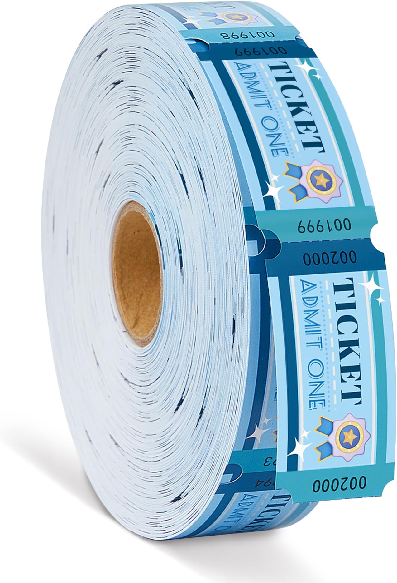 Amazon.com : The Ticket Gurus-roll of 2000 Purple Star Tickets Single ...