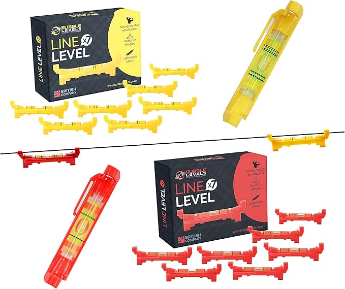 'BUBBLE LEVELS' - 7X Pocket Bubble Level for Builders Line | Hanging ...