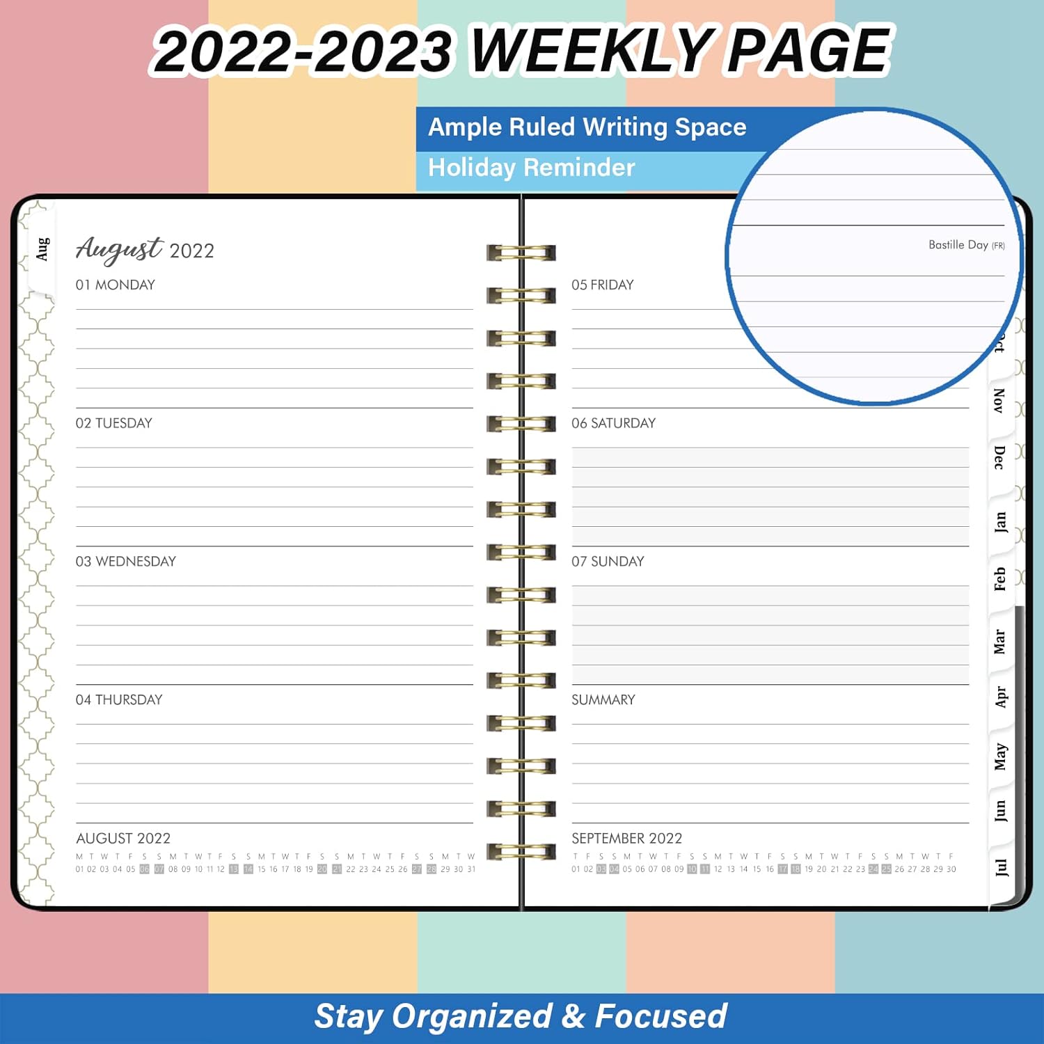 Academic Diary 2022-2023 – Diary 2022-2023 Week to View A5 from Aug ...