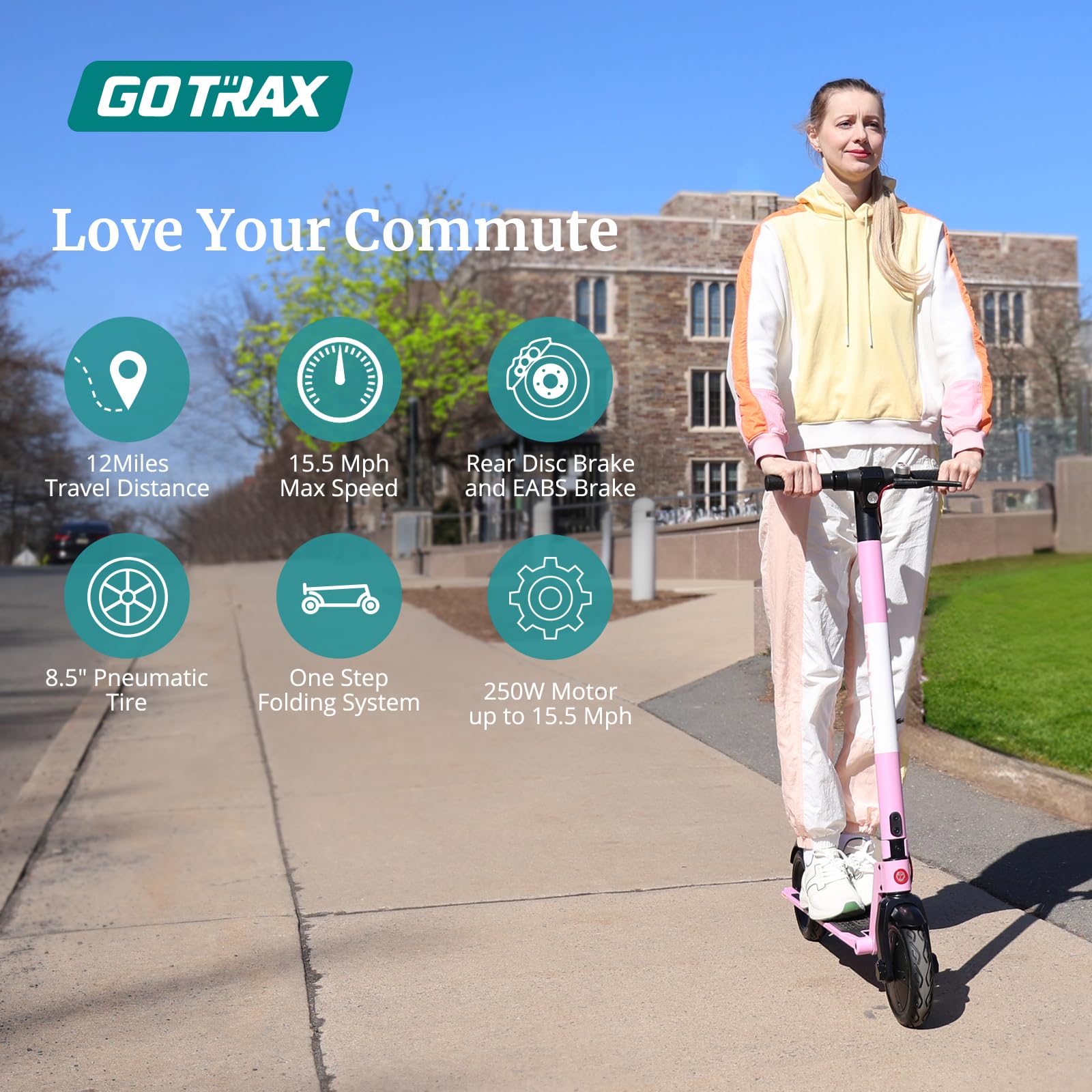 Snapklik.com : Gotrax XR Ultra Electric Scooter, 8.5 Honeycomb Tire ...