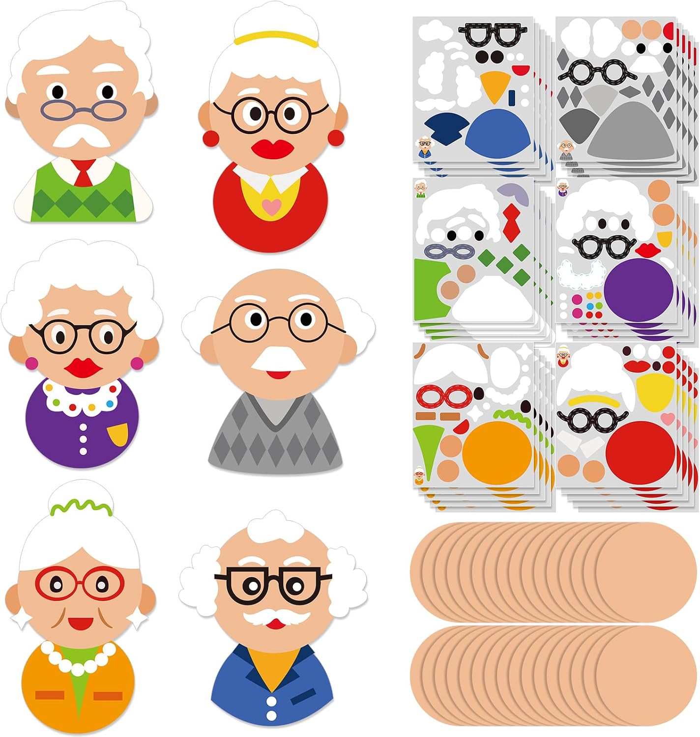 Amazon.com: Cinrobiye 30 Set 100 Days of School DIY Craft Kits Happy ...