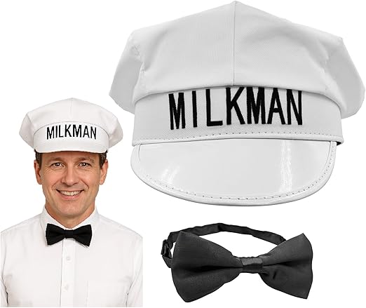 Amazon.com: Nicky Bigs Novelties Morph White Milkman Milk Man Hat and ...