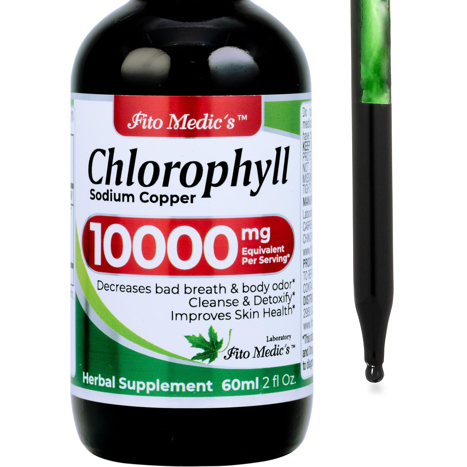 Amazon.com: FITO MEDIC'S Lab | Chlorophyll Liquid Drops | Liquid ...