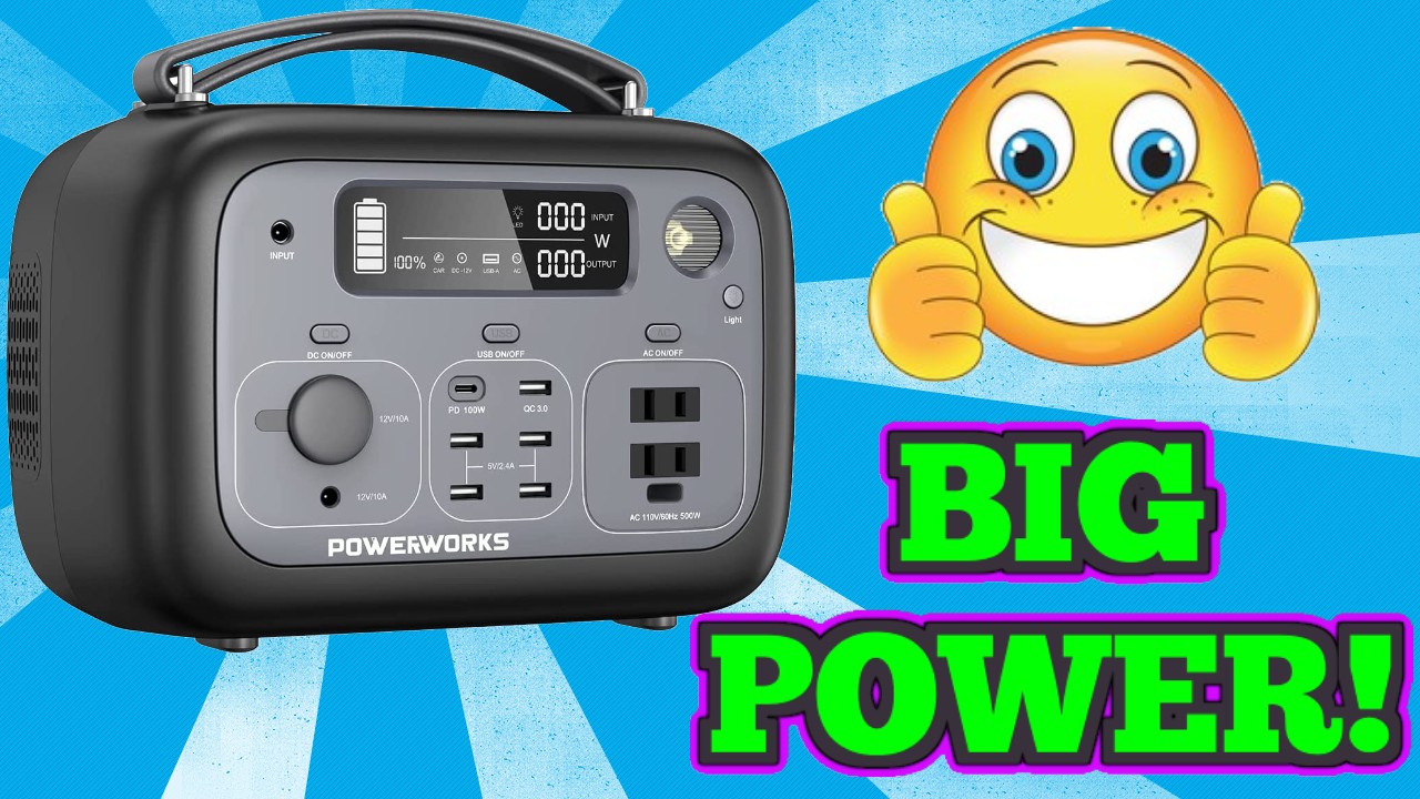 Watch Impressive Portable Power Station By Powerworks! on Amazon Live