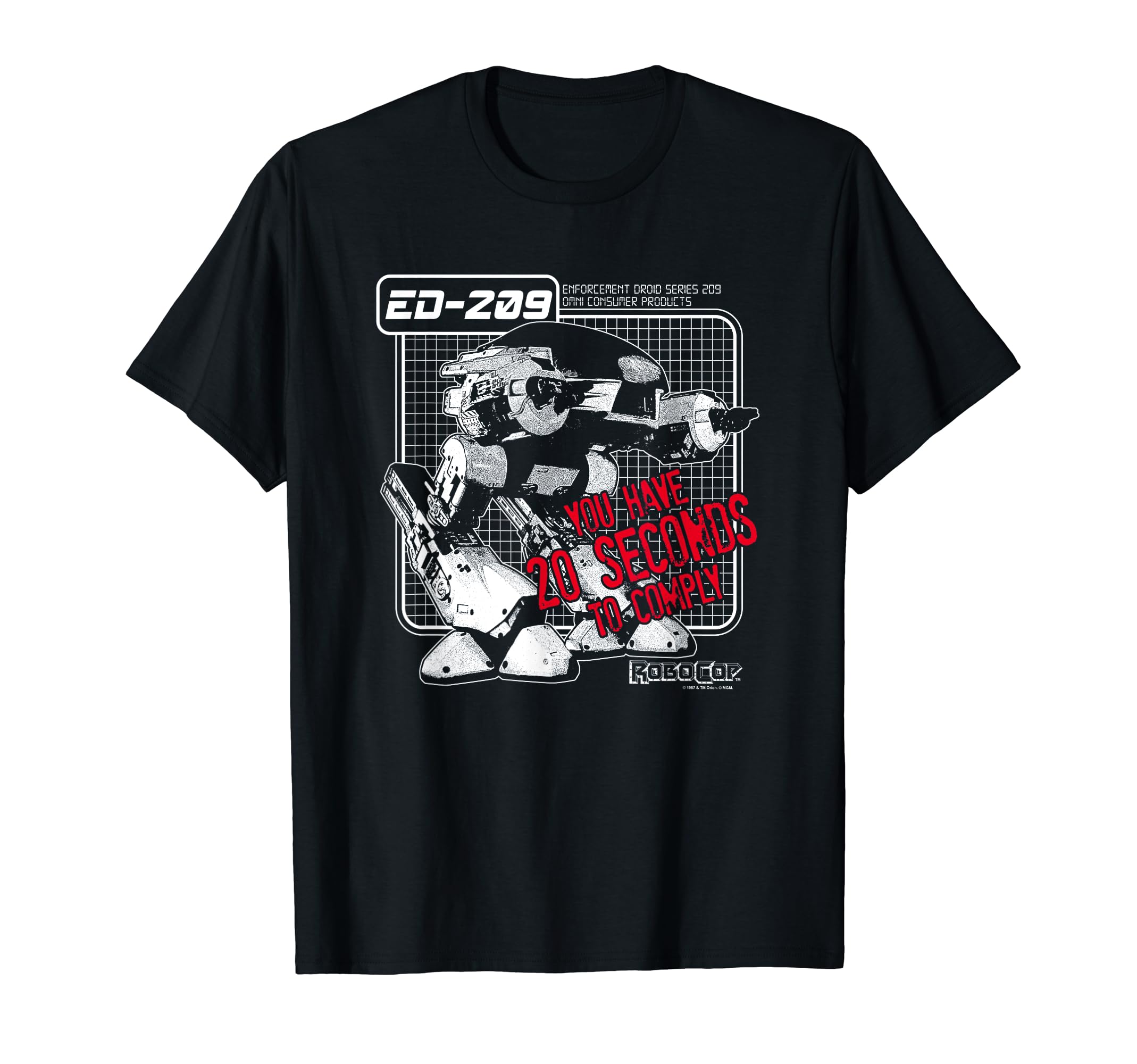 Amazon.com: Robocop ED 209 T-Shirt : Clothing, Shoes & Jewelry
