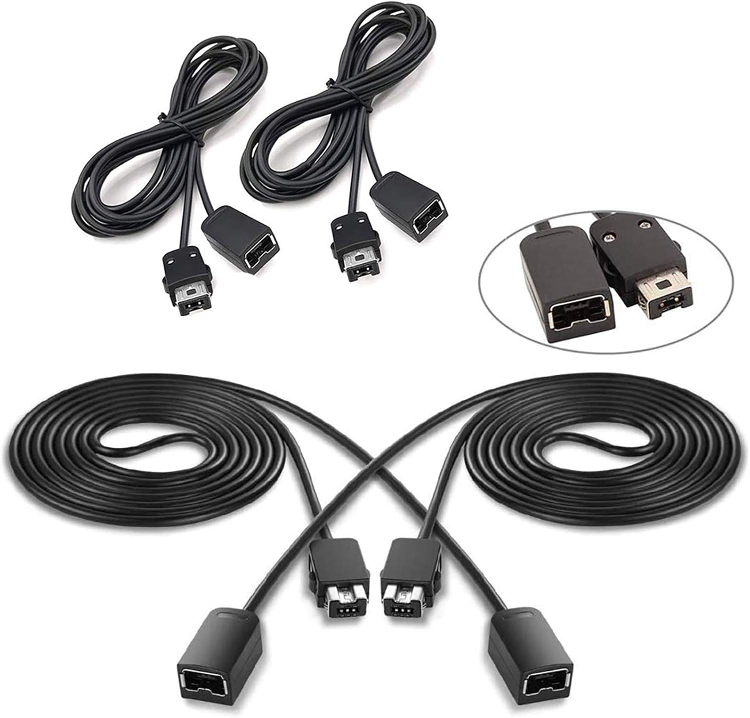 Amazon.com: NES Classic Controller Extension Cable 3M / 10ft (4-Pack ...