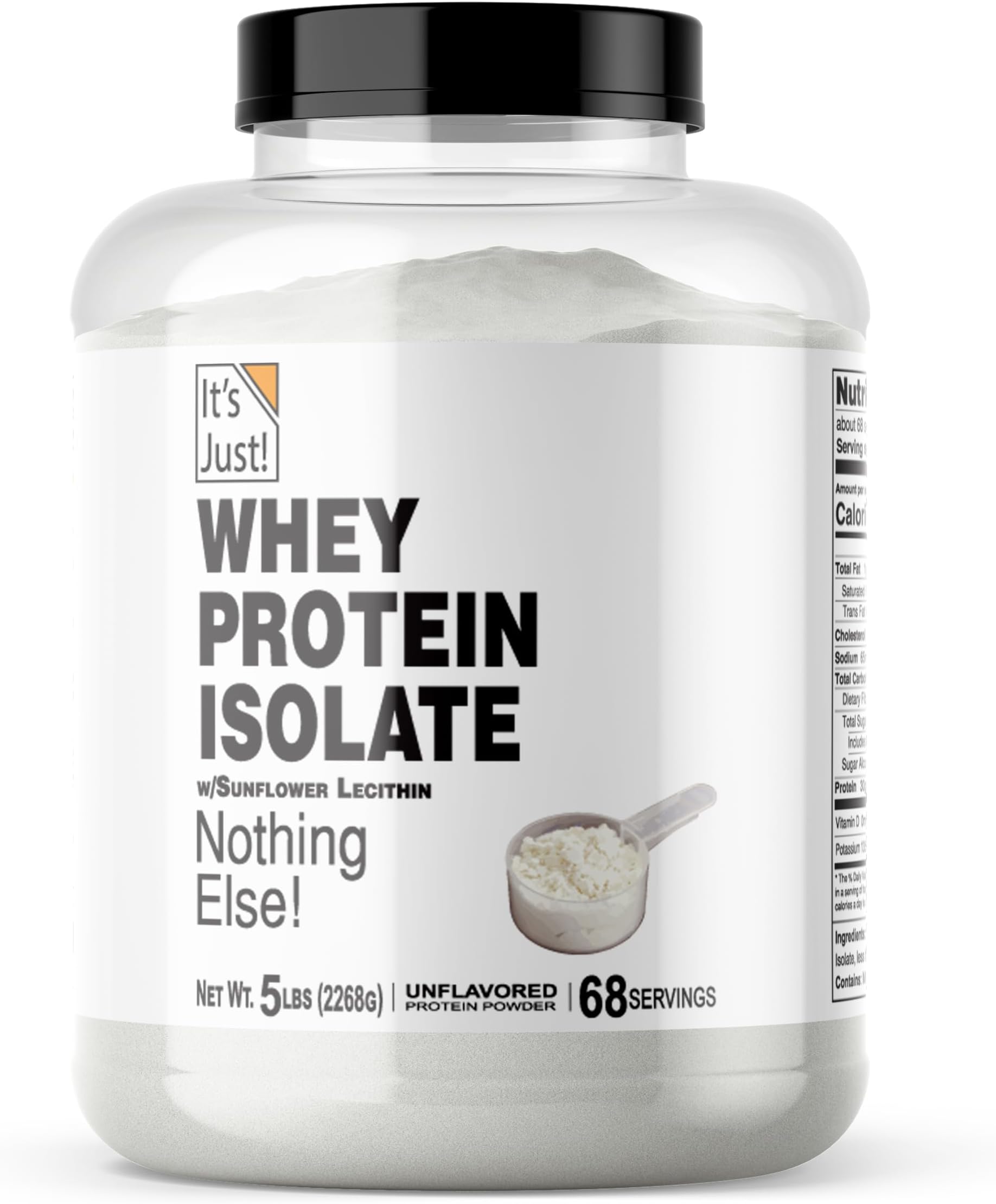 Amazon.com: Naked WHEY 5LB 100% Grass Fed Unflavored Whey Protein ...