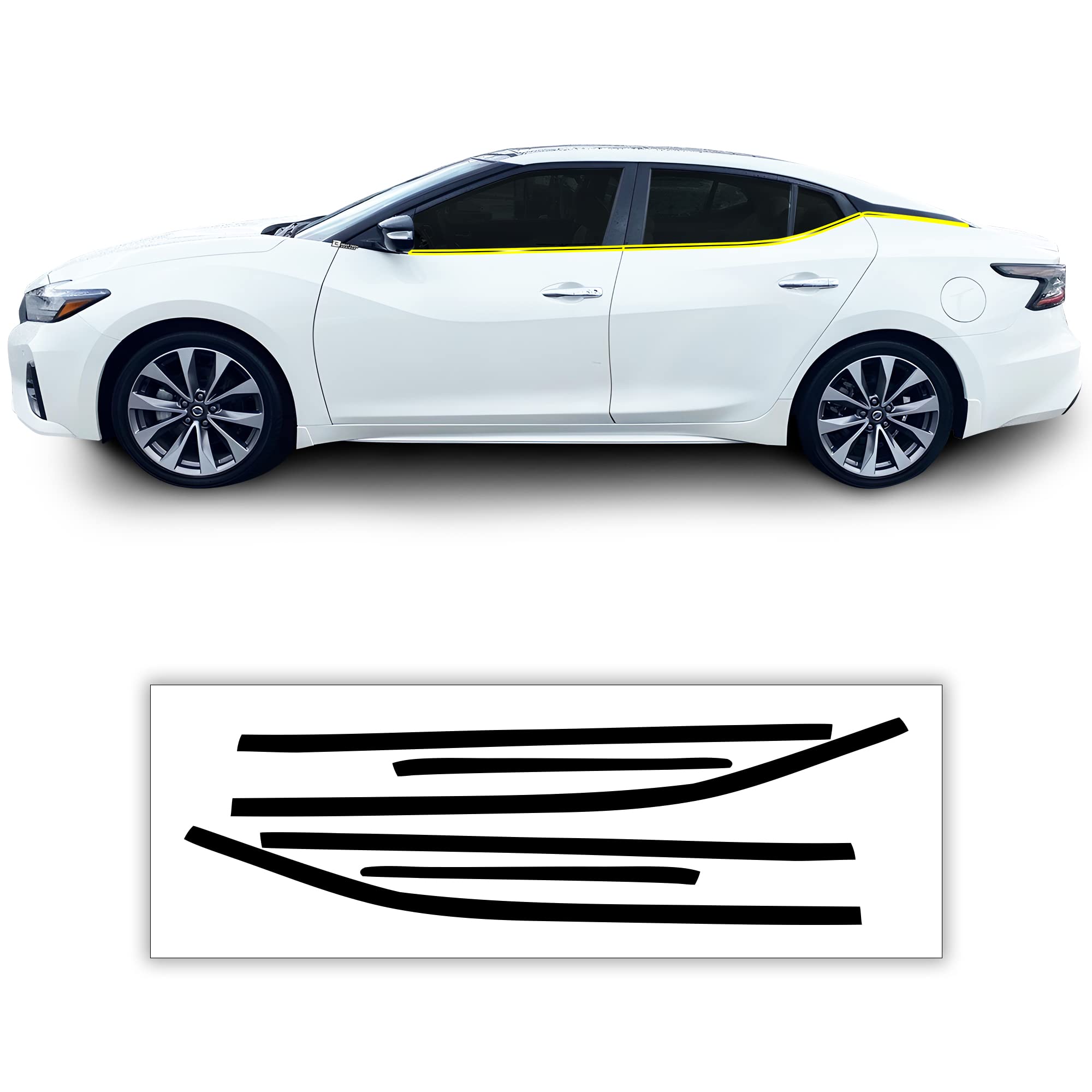 Amazon.com - BOGAR TECH DESIGNS Side Window Chrome Delete Sticker Decal ...