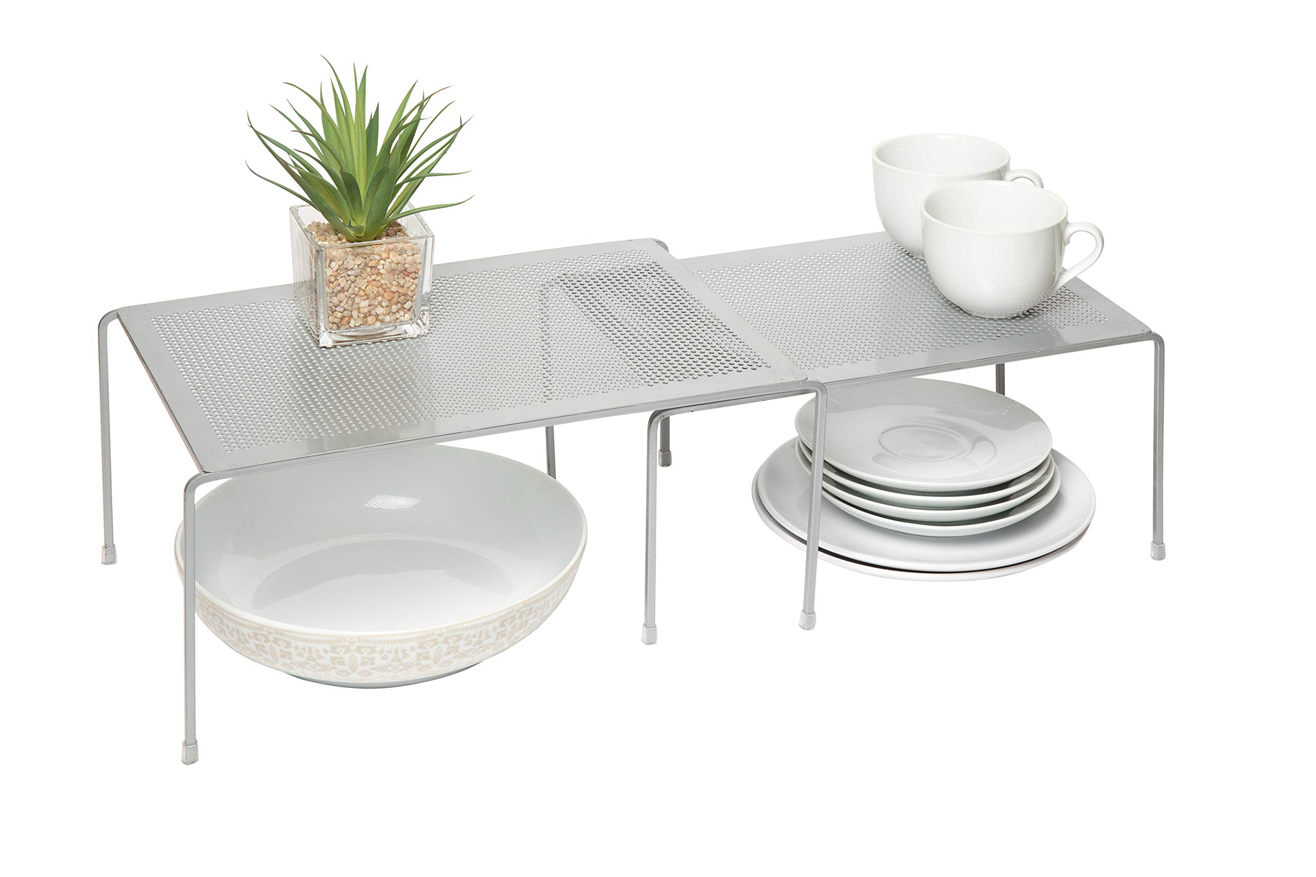 Amtido Kitchen Cupboard Organiser - Cupboard and Pantry Shelving Unit ...