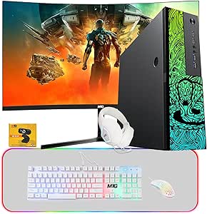 Amazon.com: TechMagnet Gaming Desktop PC Computer, Cobra, Intel Core i5 8th Gen, GT 1030 ...