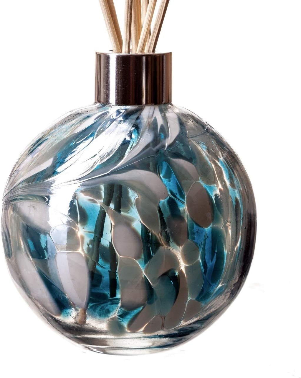 Reed Diffuser Glass Bottles Empty Set of 4 DIY Clear Decorative Bottles ...