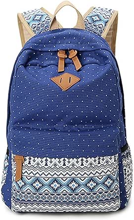 Abshoo Cute Lightweight Canvas School Backpacks for Teen Girls School ...
