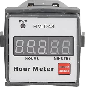 Nimomo Hour Meter Timer Hour Meter Digital Display 0?999.99h Timer ...