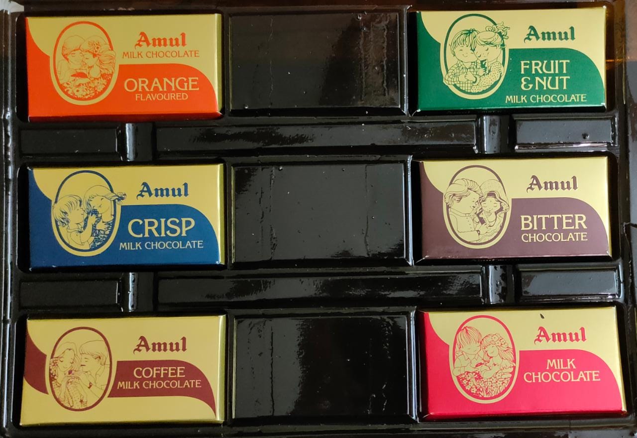 Gift Your Love | Amul Chocolates Assorted Gift Packs (Pack of 3), 688 g ...
