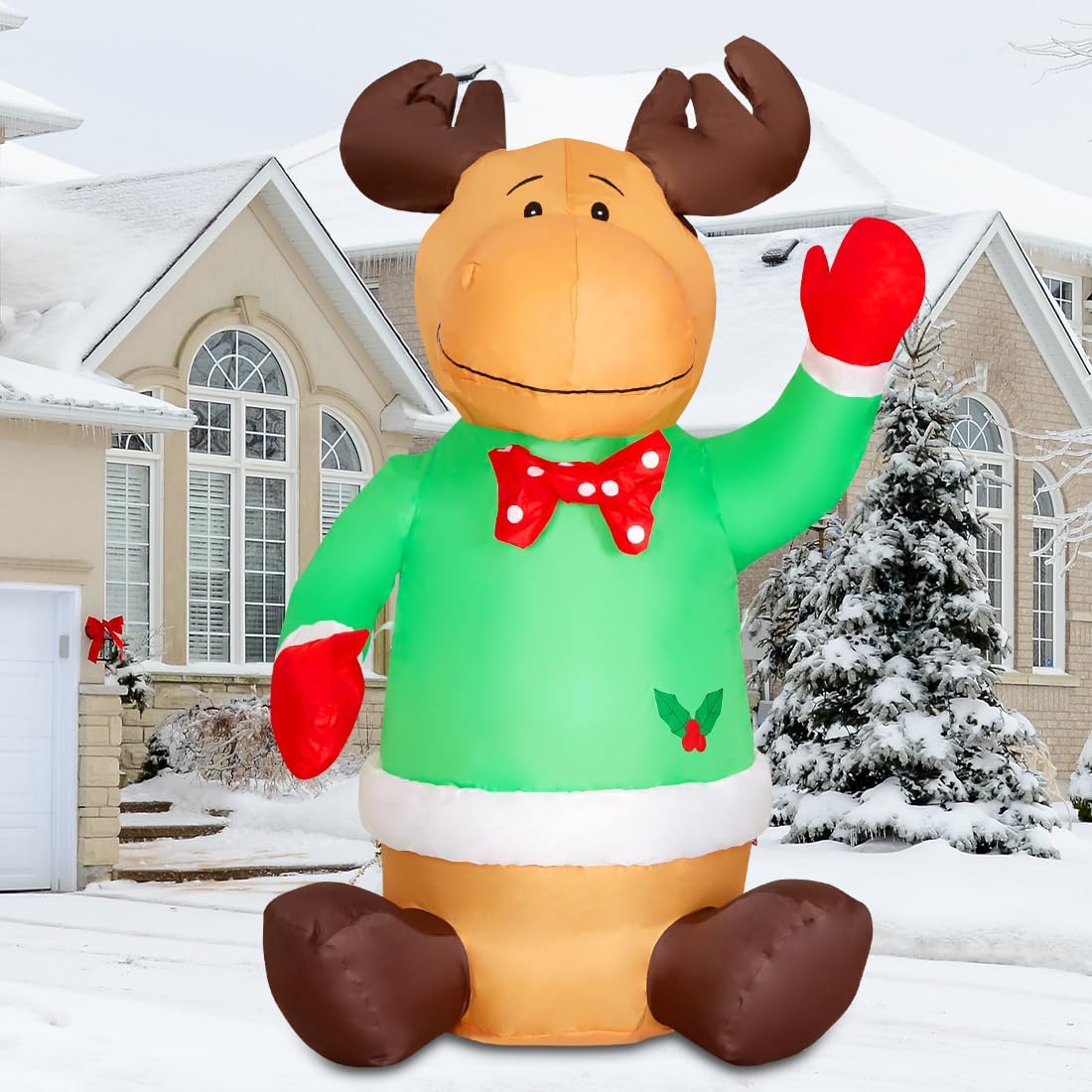 Amazon.com: COMIN 4ft Christmas Inflatables Outdoor Decorations, Blow ...