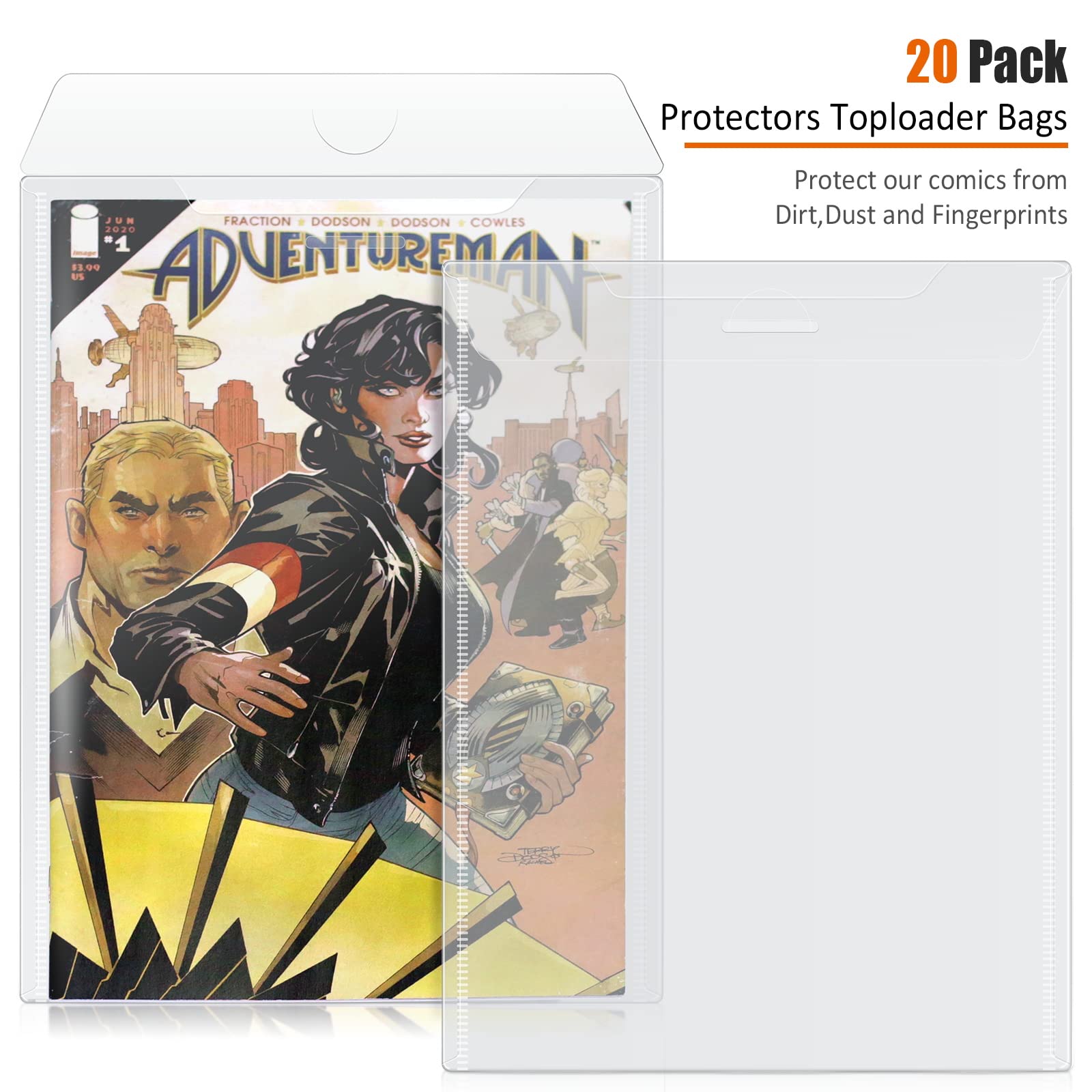 Snapklik.com : Comic Book Protector Bags, Resealable Comic- Book Bags ...