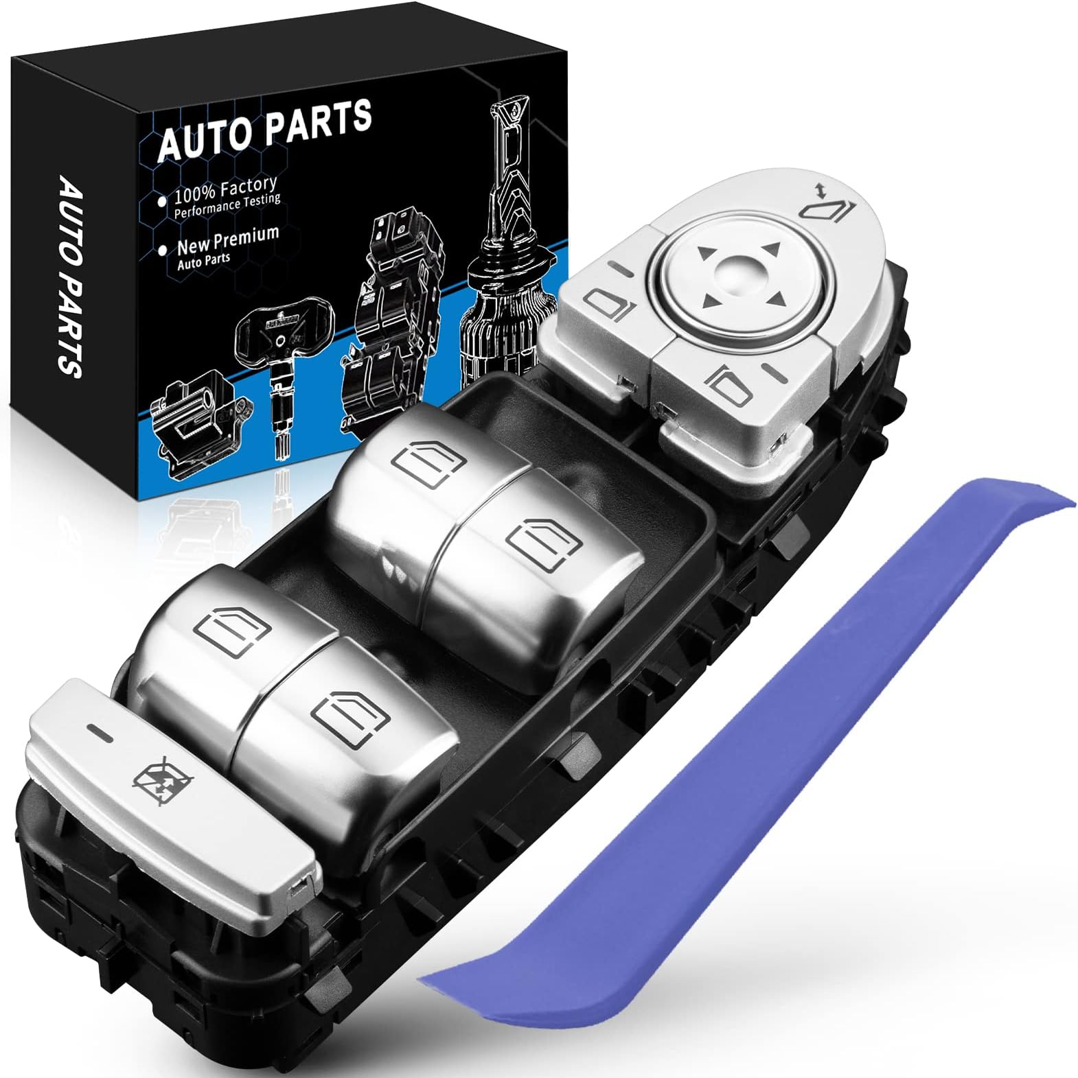 Amazon.com: A-Premium Front Driver Side Master Power Window Switch ...