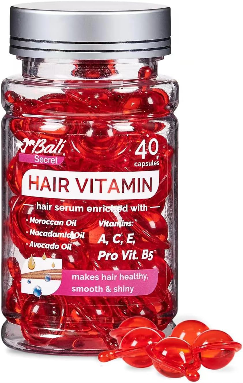 Amazon.com: Bali Secret Hussell Hair Treatment Serum 40 Hair Capsules ...