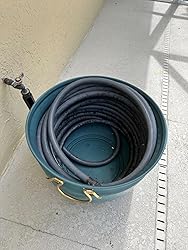 Amazon.com: LifeSmart Decorative Garden Hose Storage Holder Pot with ...