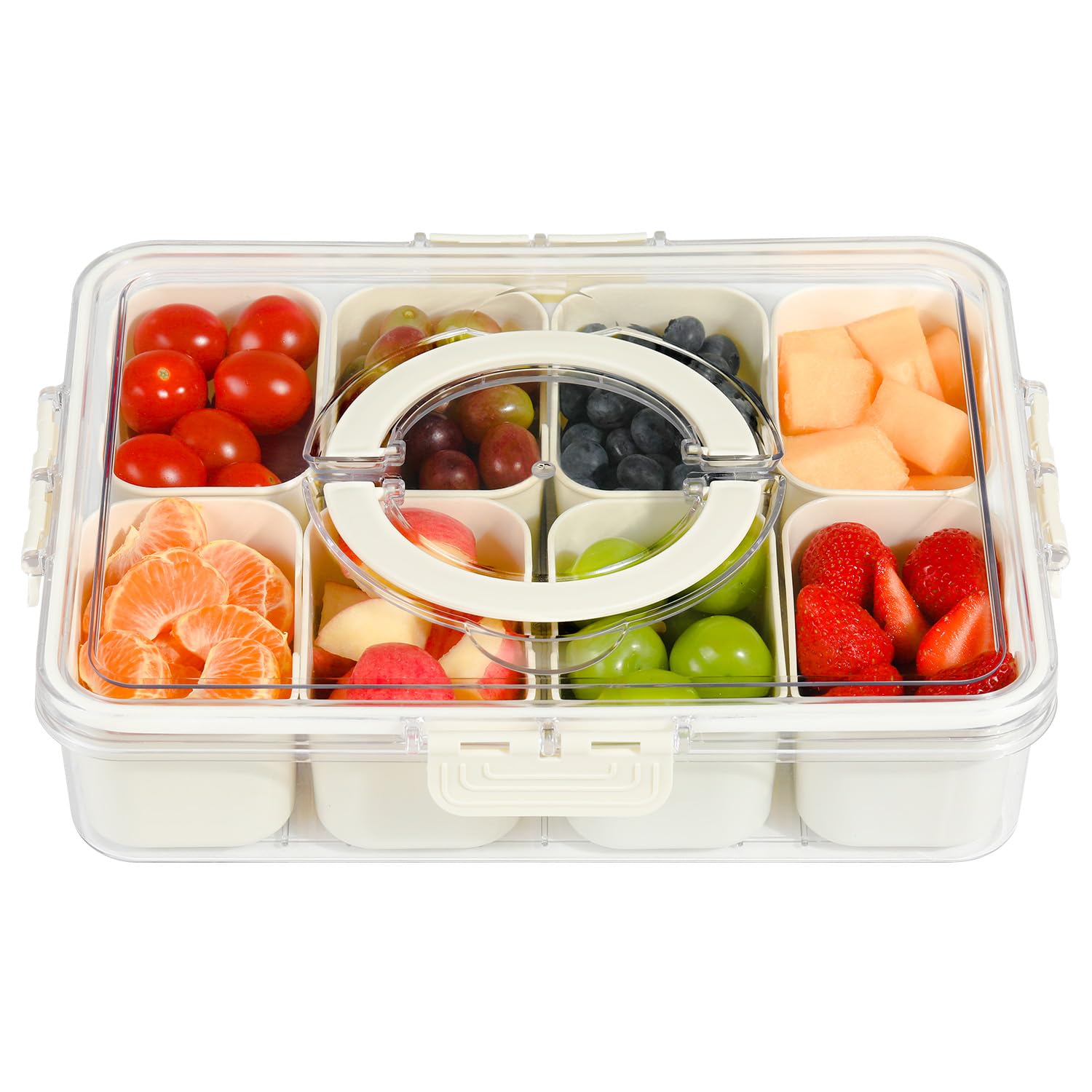 Amazon.com: Cheweetty Portable Snackle Box Container, Divided Snack ...