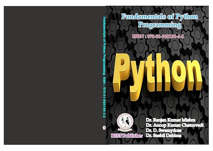 Buy Fundamentals of Python Programming Book Online at Low Prices in ...