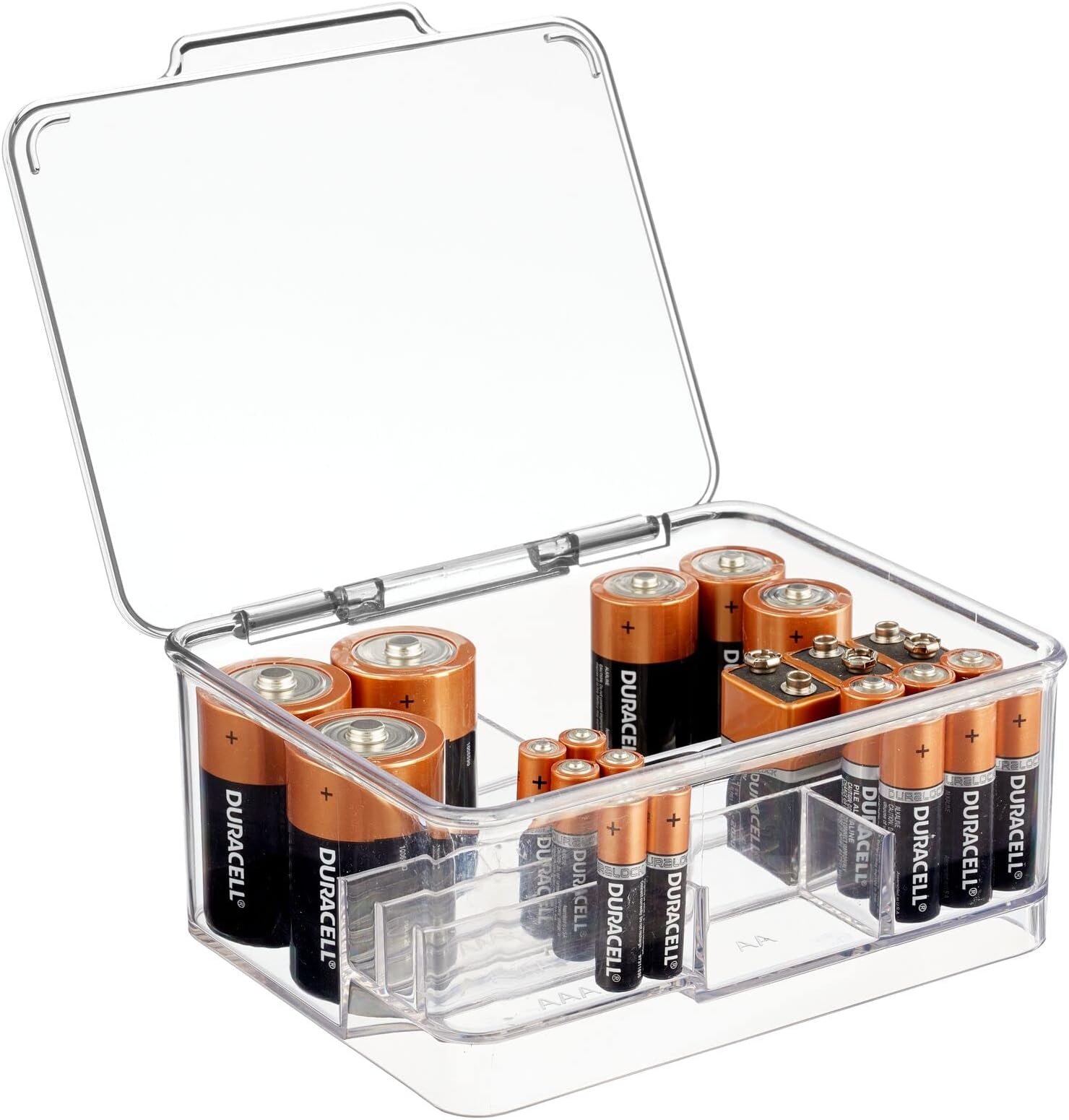 Amazon.com: Home-X - Clear Battery Storage Case, Stores and Organizes ...