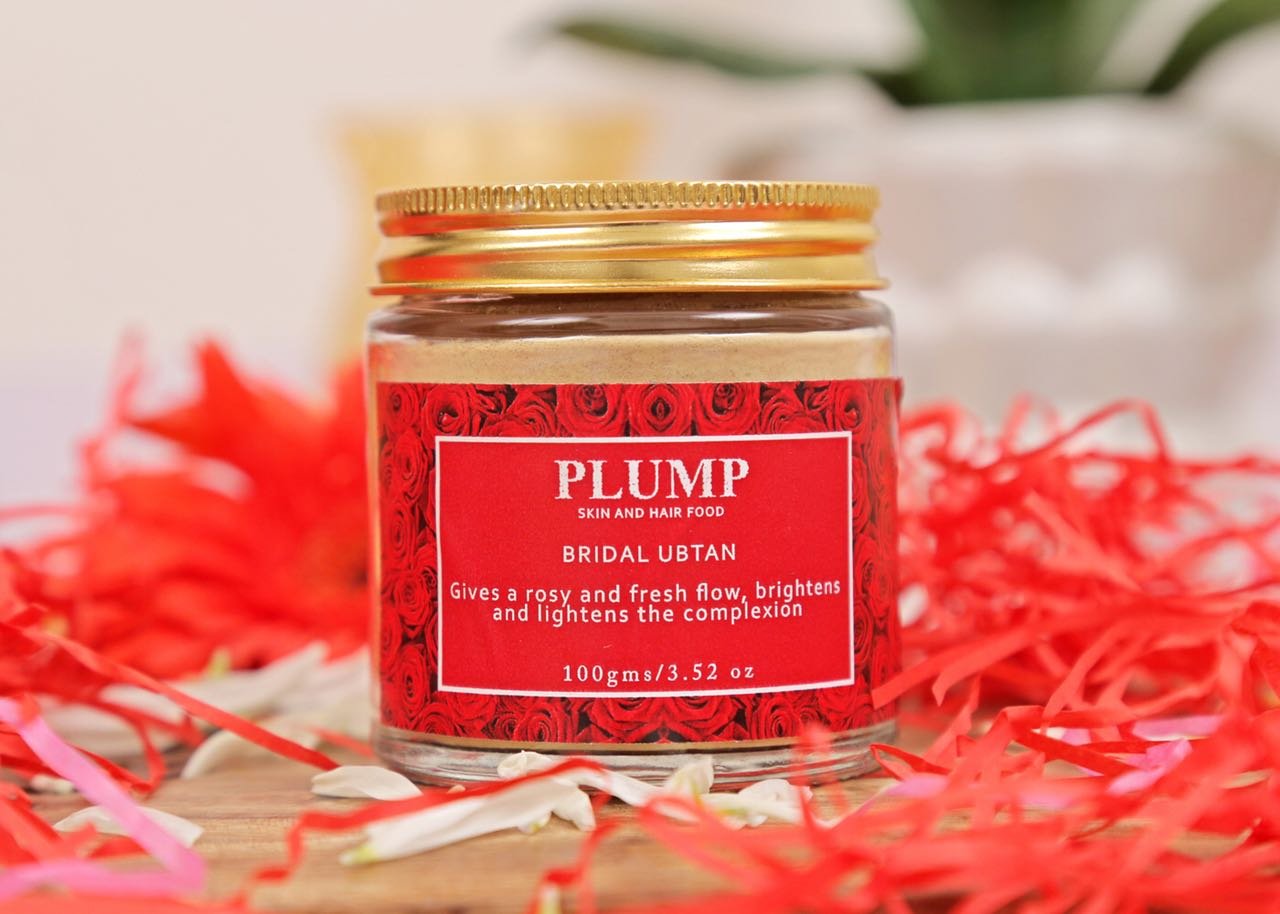 Plump Skin And Hair Food Bridal Ubtan -Red, Standard, 100Gms, 1 (1 ...