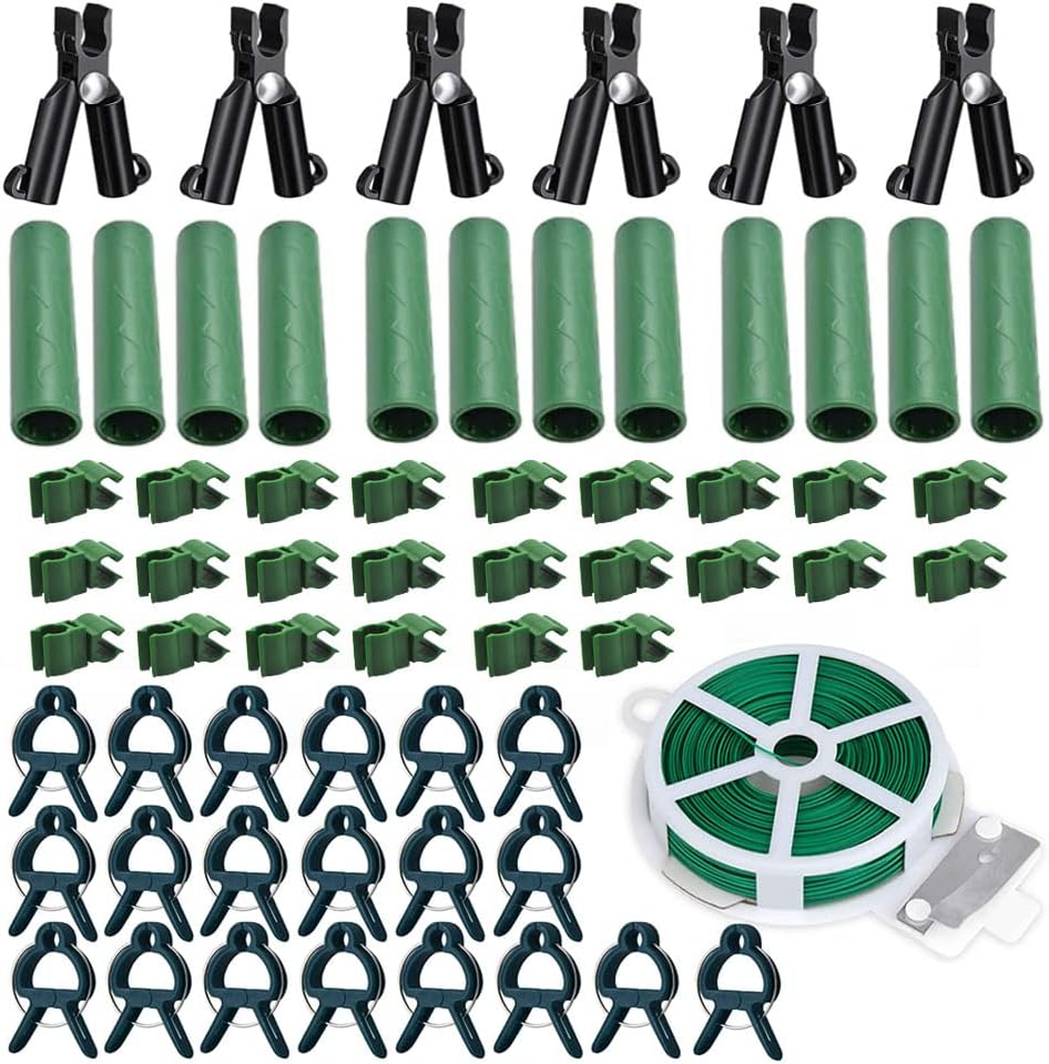 Amazon.com : KangTeer 50Pcs Plant Trellis Connector Clip Universal PP ...