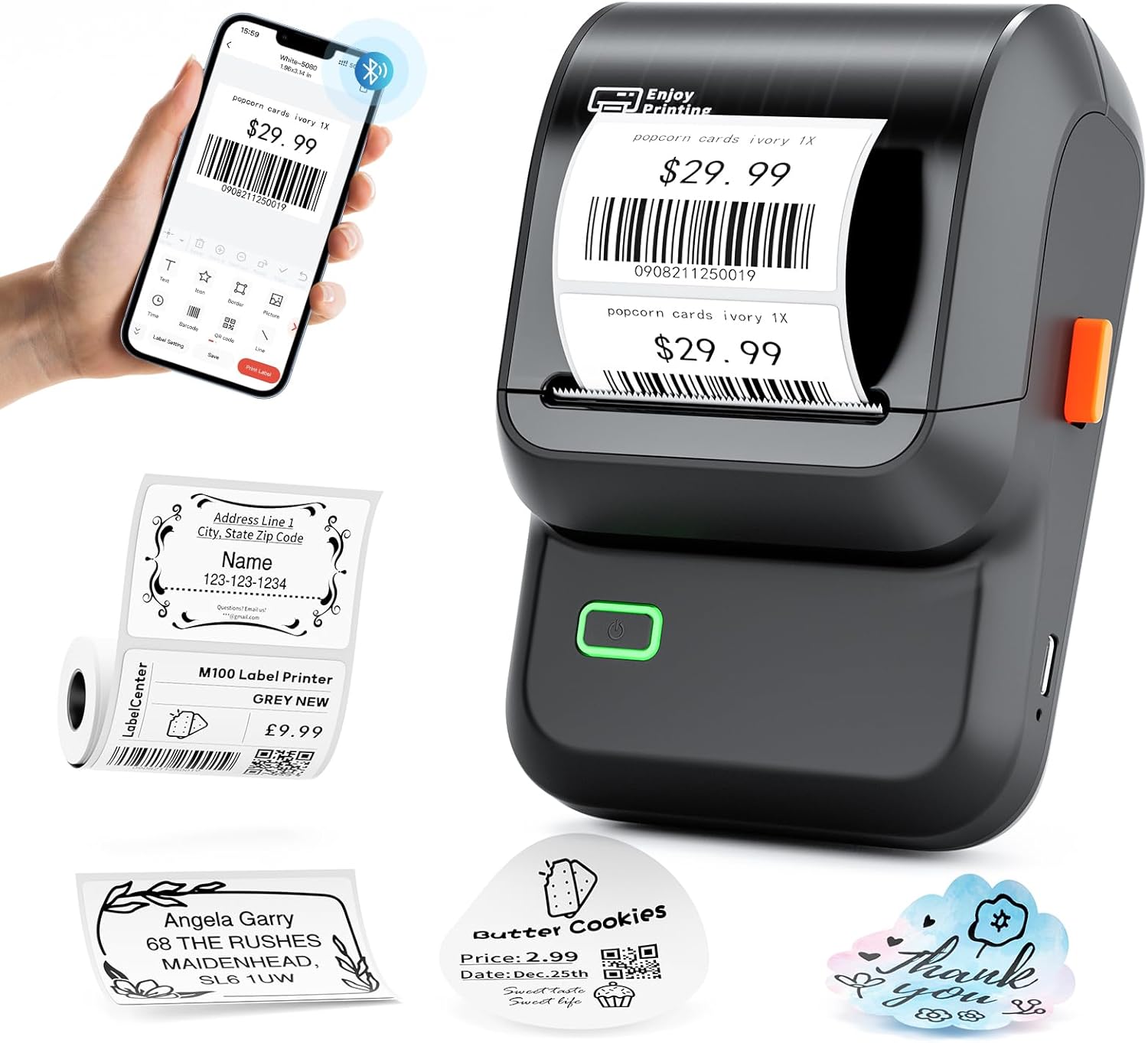 Label Maker, M100 Address Label Maker, Barcode Label Philippines | Ubuy
