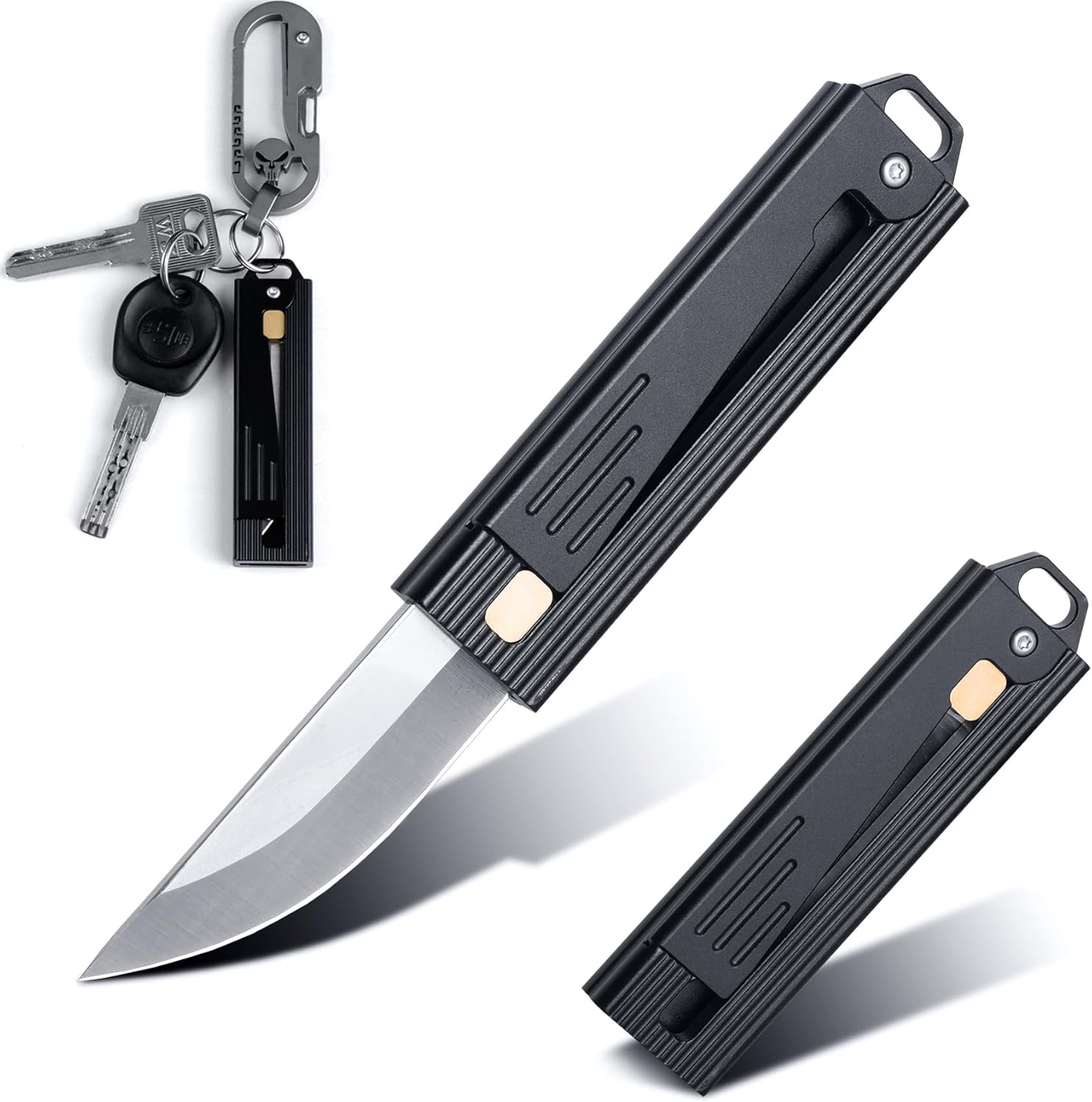 Vividstill Small Pocket Knife with safety lock, Cool key chain Knife ...